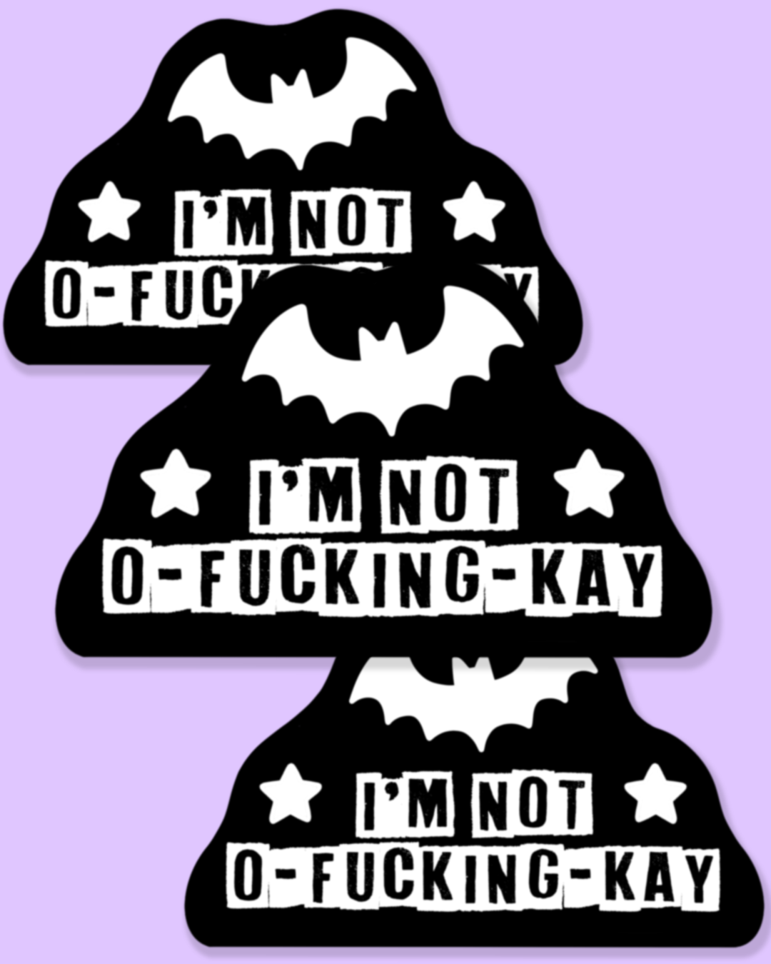 I’m Not Ok Sticker – Dorkface